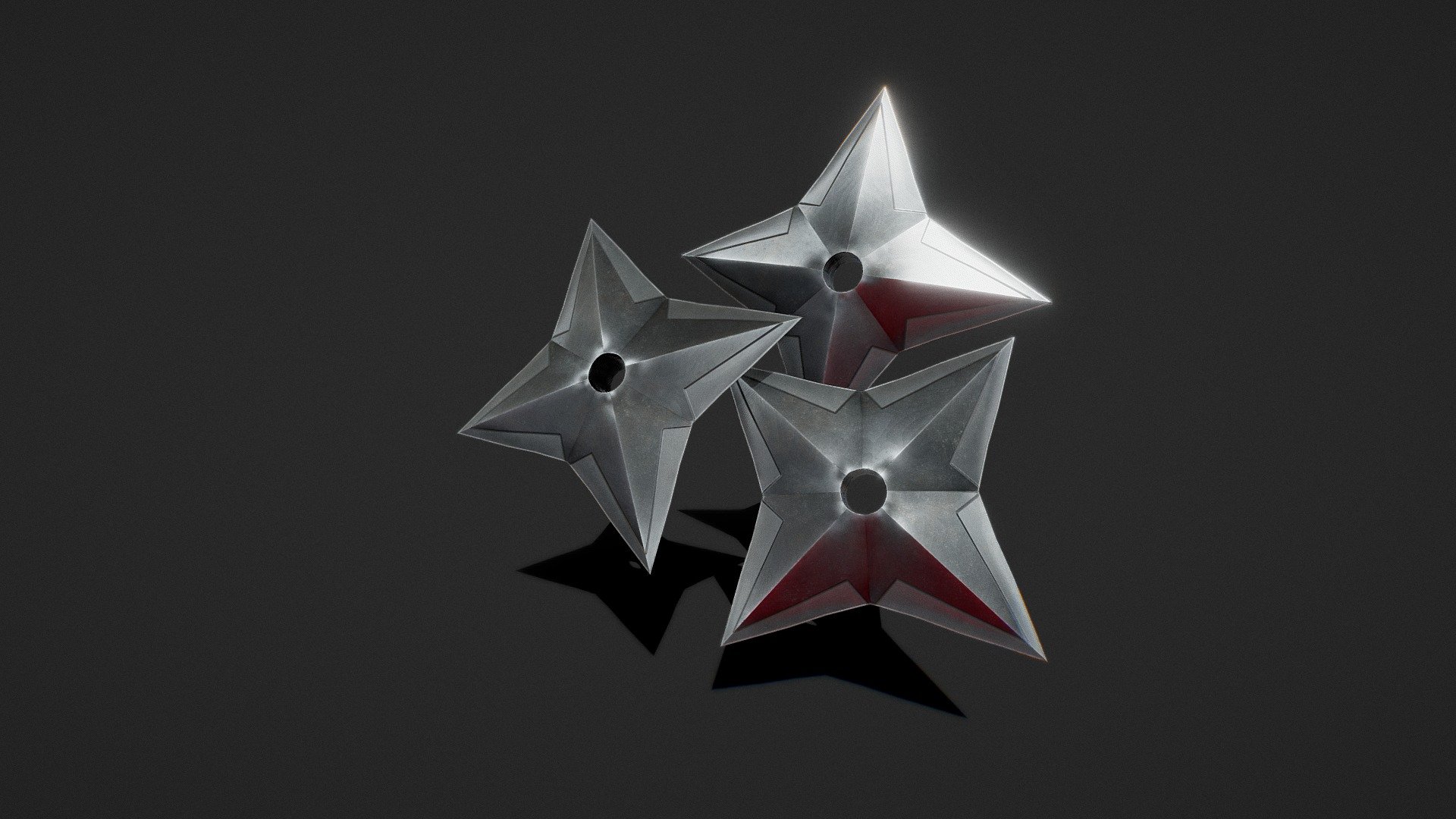 Ninja Star - 4 Point - Buy Royalty Free 3D model by Isaack - Tacko The ...