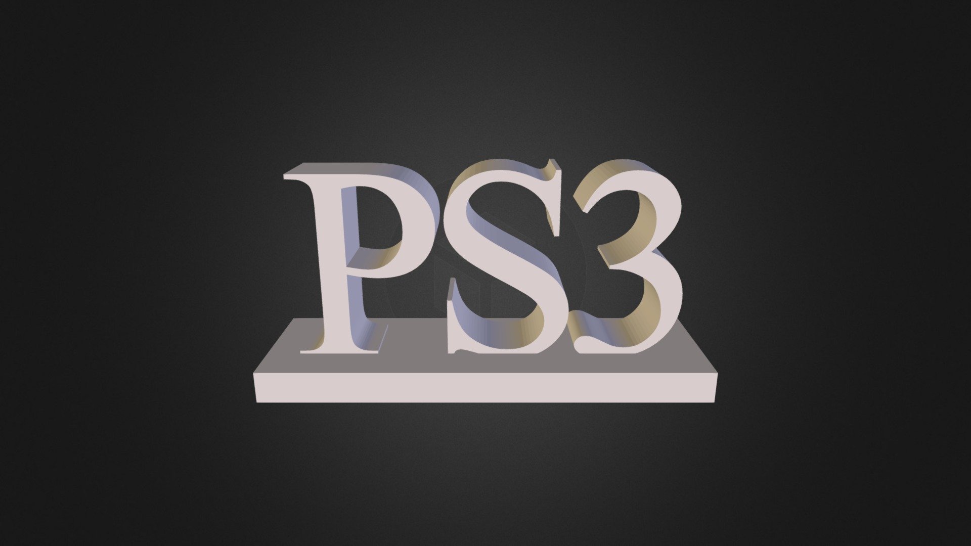 PS3 - 3D model by 3dindustries [3c7bded] - Sketchfab