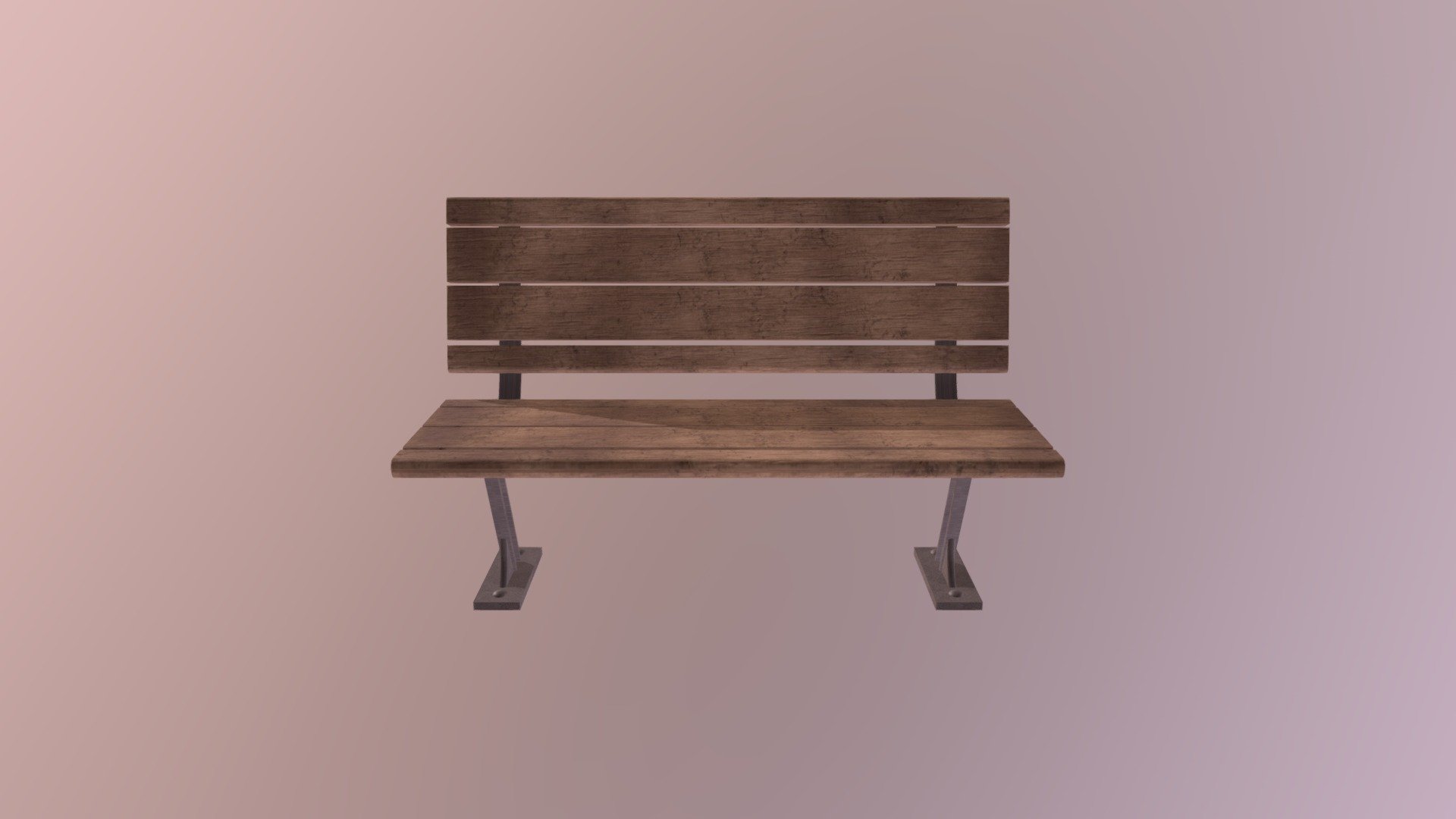 Bench_Textured - 3D model by amilo324 [3c7d33e] - Sketchfab