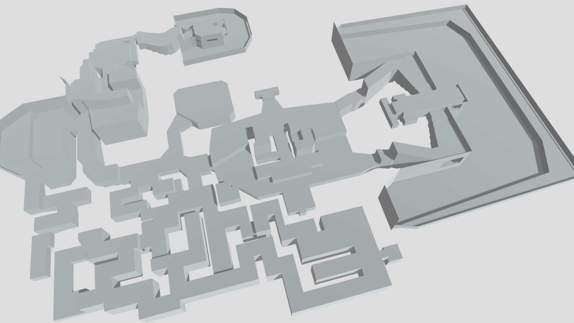 doom - e1m2 - Download Free 3D model by linus1178 [3c7d64c] - Sketchfab