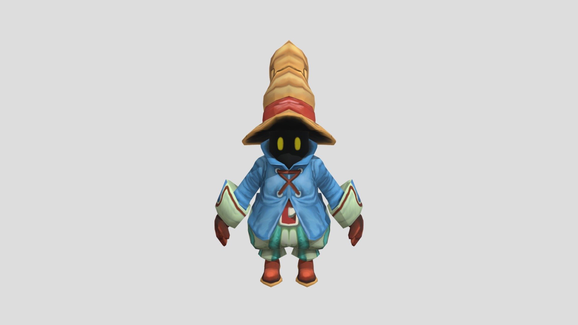 Vivi the Black Mage - 3D model by Kenny.McDonald [3c7e9fa] - Sketchfab
