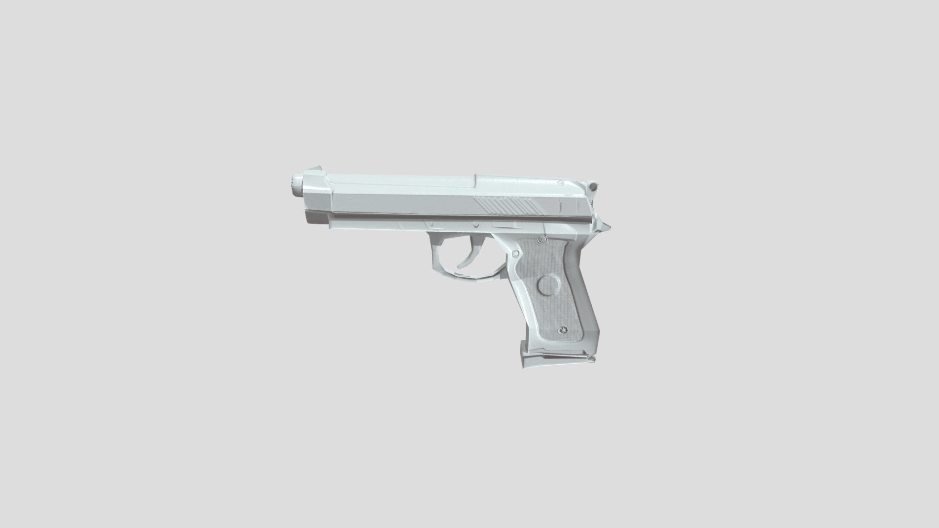 Pistol - 3D model by xucrurto3 [3c7f1c8] - Sketchfab