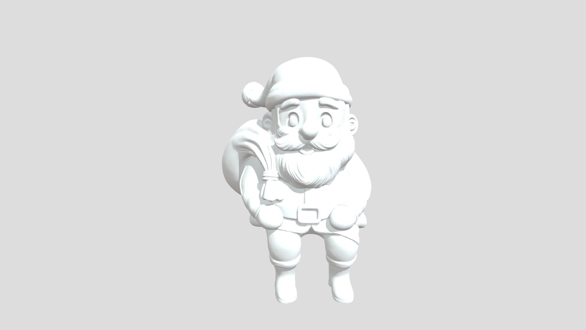 Sitting Santa Claus - 3D model by blegageren [3c80c6e] - Sketchfab
