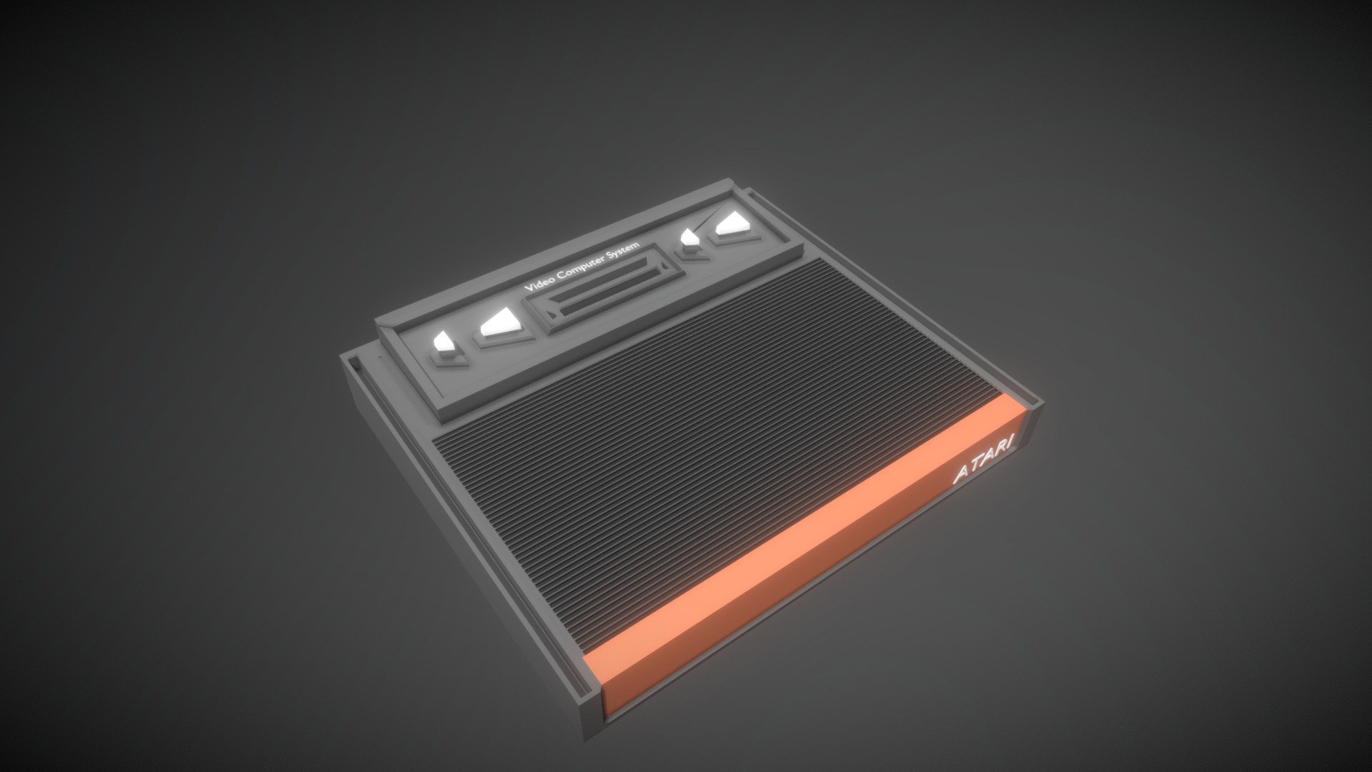 Atari 2600 - Download Free 3D model by Rafenn [3c831c2] - Sketchfab