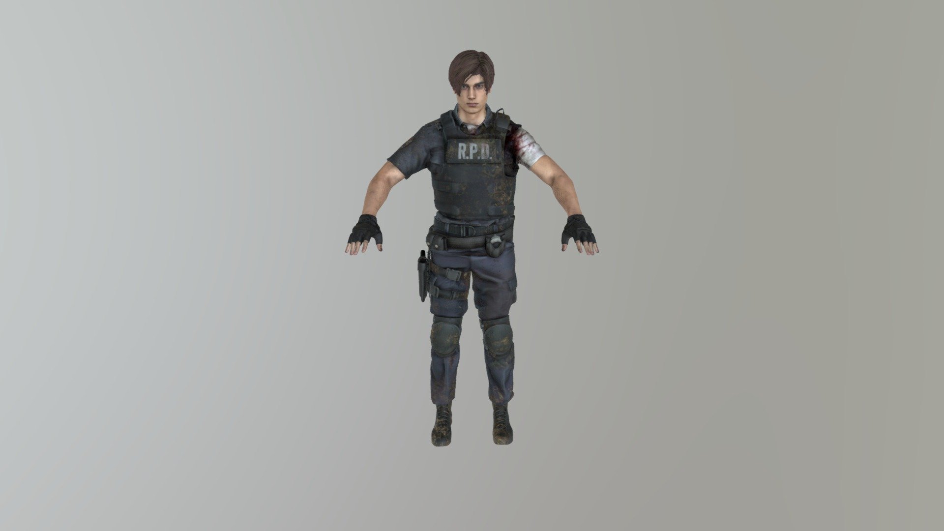 RE 2 Remake - Leon RPD Injured - 3D model by gabrieel22 [3c86fec ...
