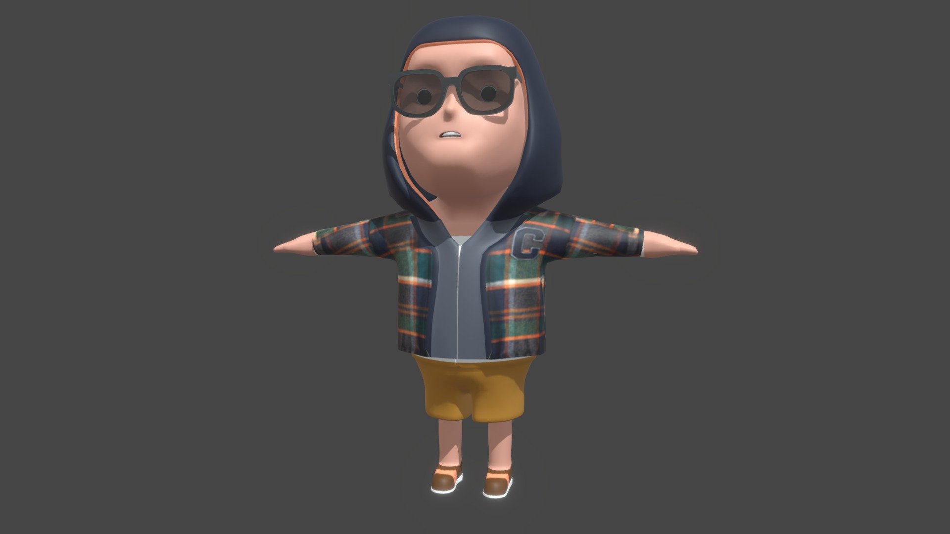 Comic Girl - 3D model by Creative007 (@erandaka007) [3c87776] - Sketchfab