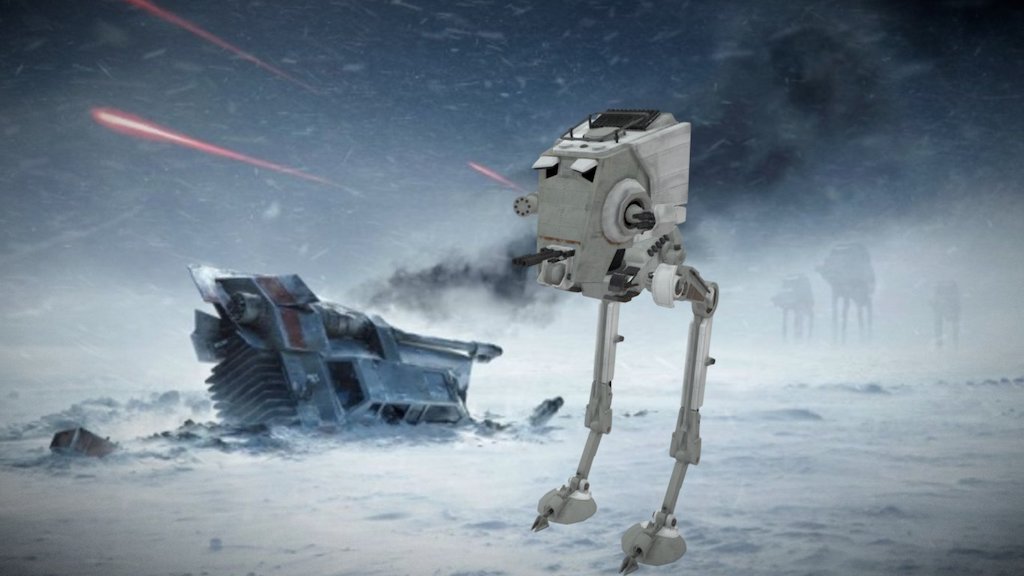 AT-ST - 3D model by PlattIntroTo3d [3c87de4] - Sketchfab