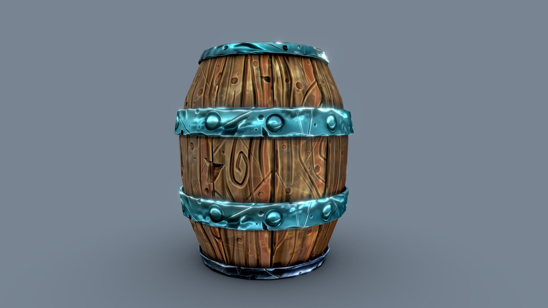 Stylized Barrel - 3D model by MiguelAngemon [3c882d3] - Sketchfab
