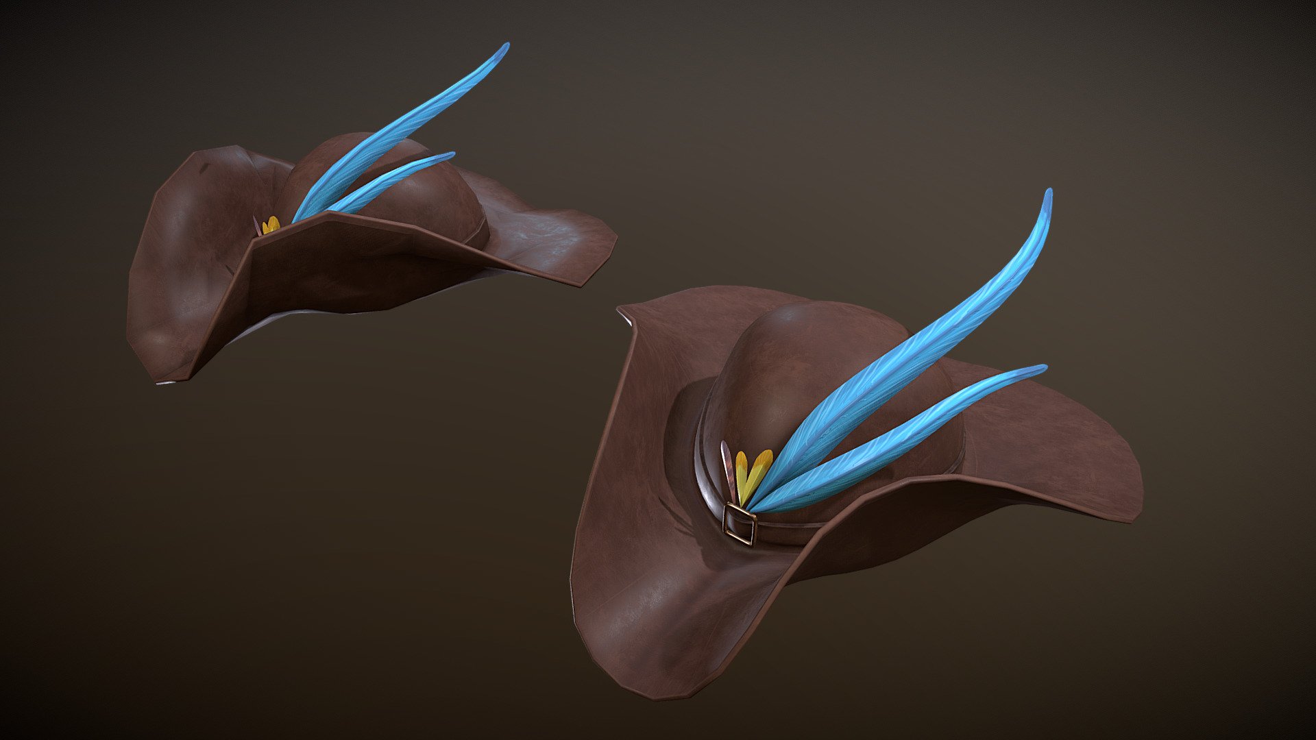Game ready stylized pirate hat low poly asset - Buy Royalty Free 3D ...