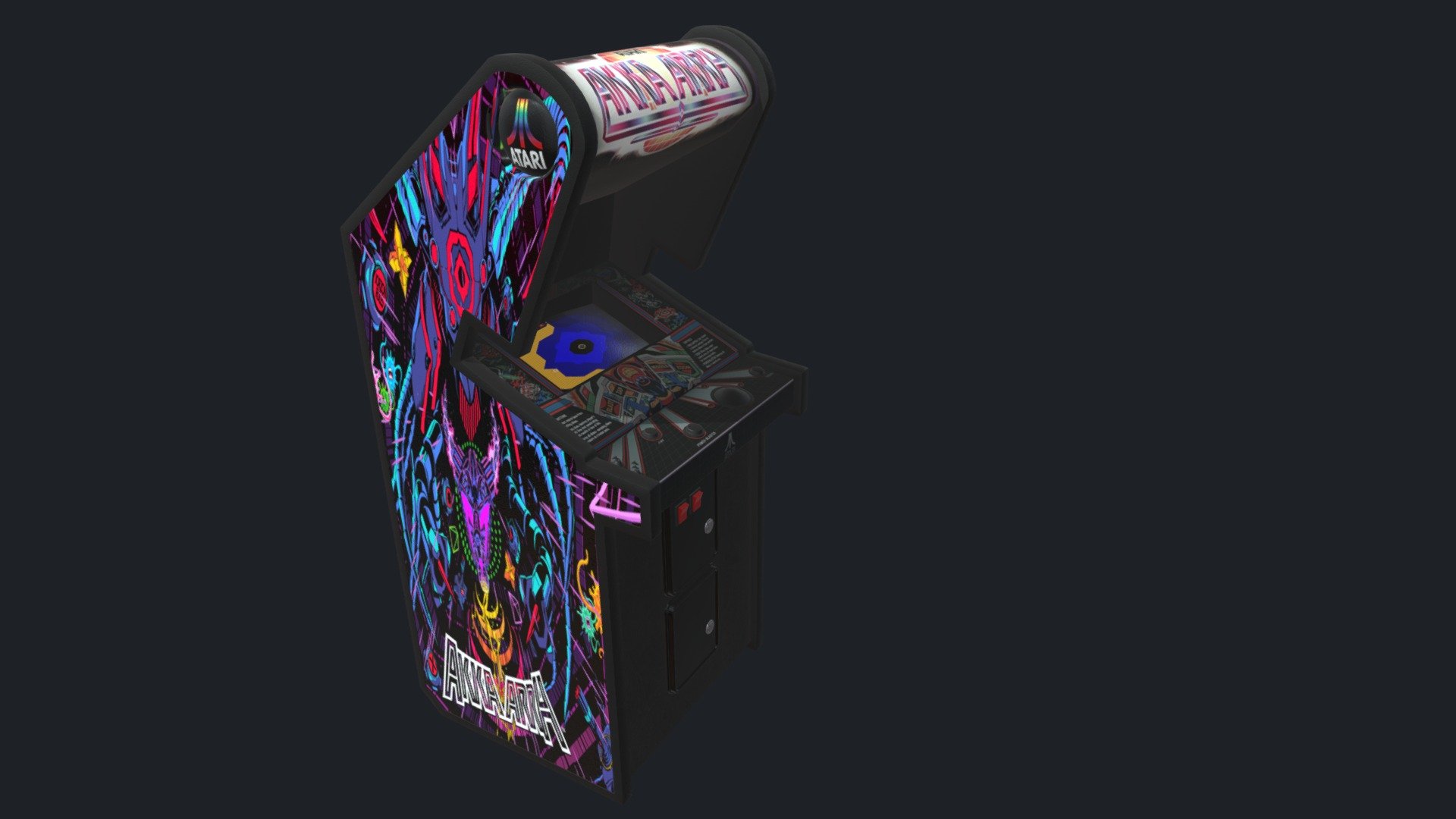 Arcademachine 1 - AKKA ARRH - 3D model by sharetextures [3c88799 ...