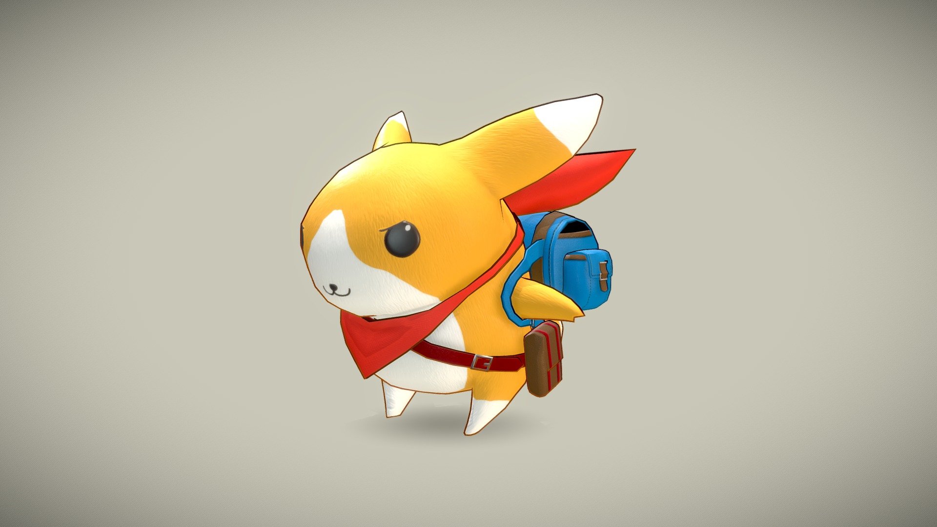 cute monster - Download Free 3D model by yamada_gangle [3c887a7 ...