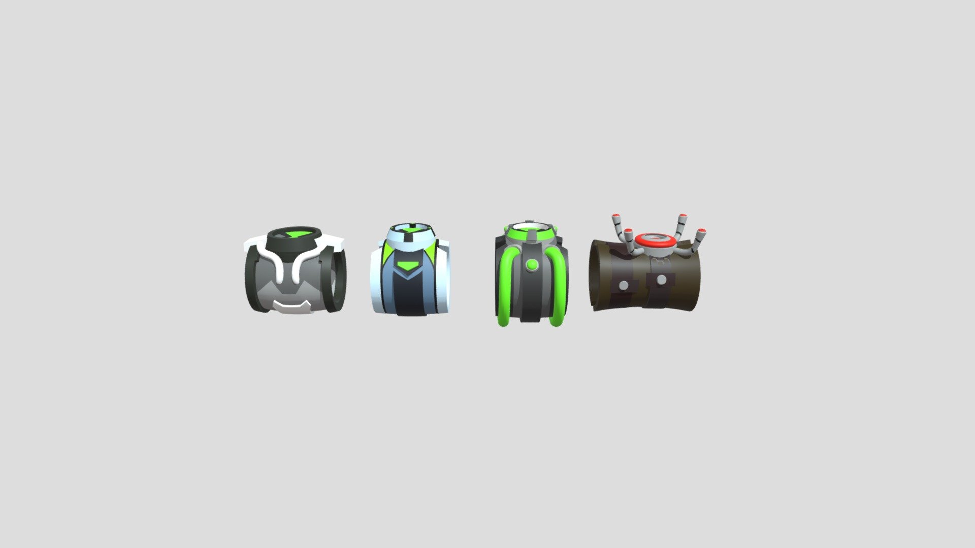 Ben 10: Reboot Watches from S2 to S4 - 3D model by rockyhandy2022 ...