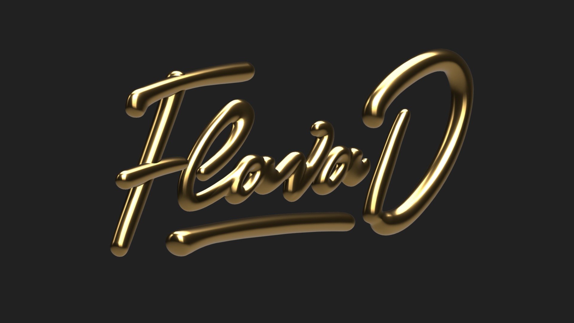 Flava D logotype - 3D model by Daniel Cane (@danielcane) [3c8af47 ...