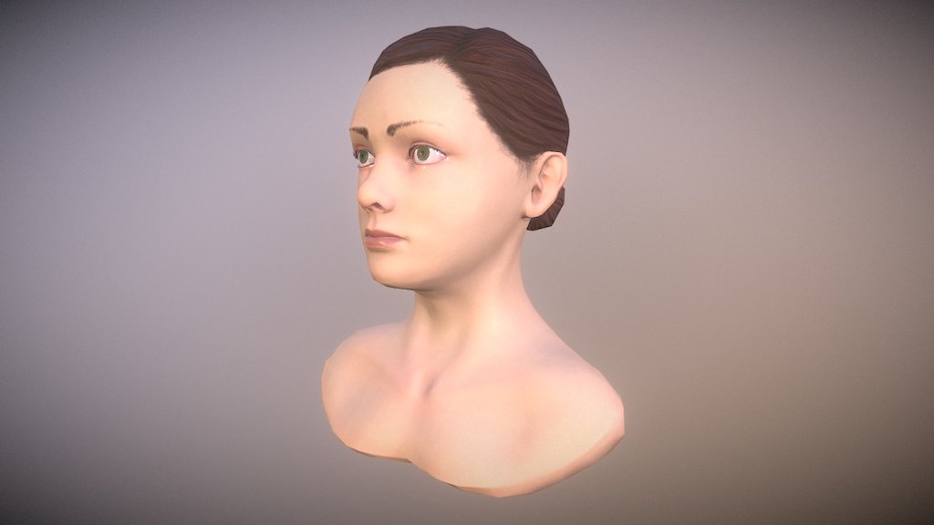 Female Head Study - 3D model by vegu (@iamvegu) [3c8d005] - Sketchfab