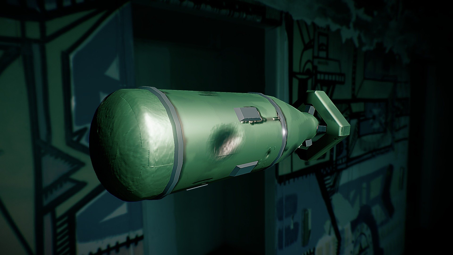 Rusty Bomb - 3D model by Potatoman (@potatomanng) [3c8e9d1] - Sketchfab