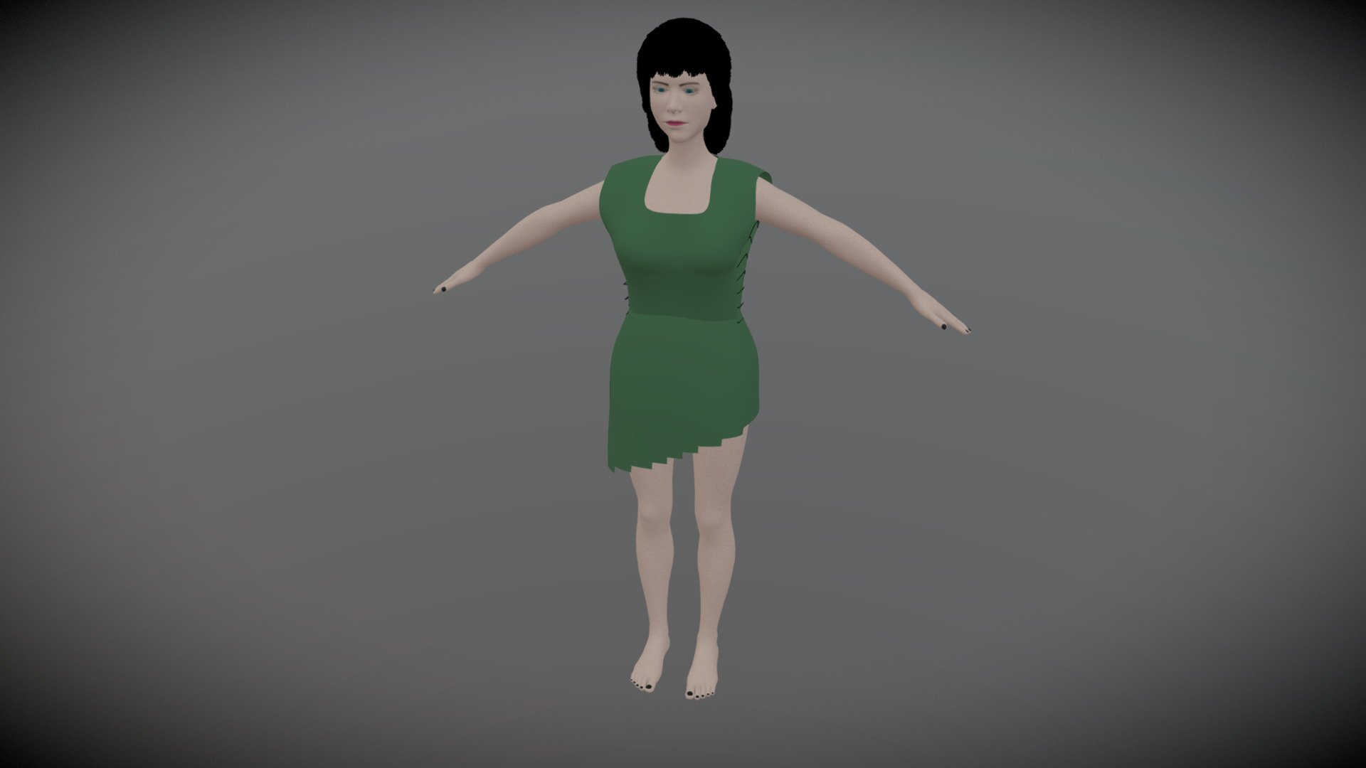 Woman character - Download Free 3D model by TIS (@tistvan) [3c8eebd ...