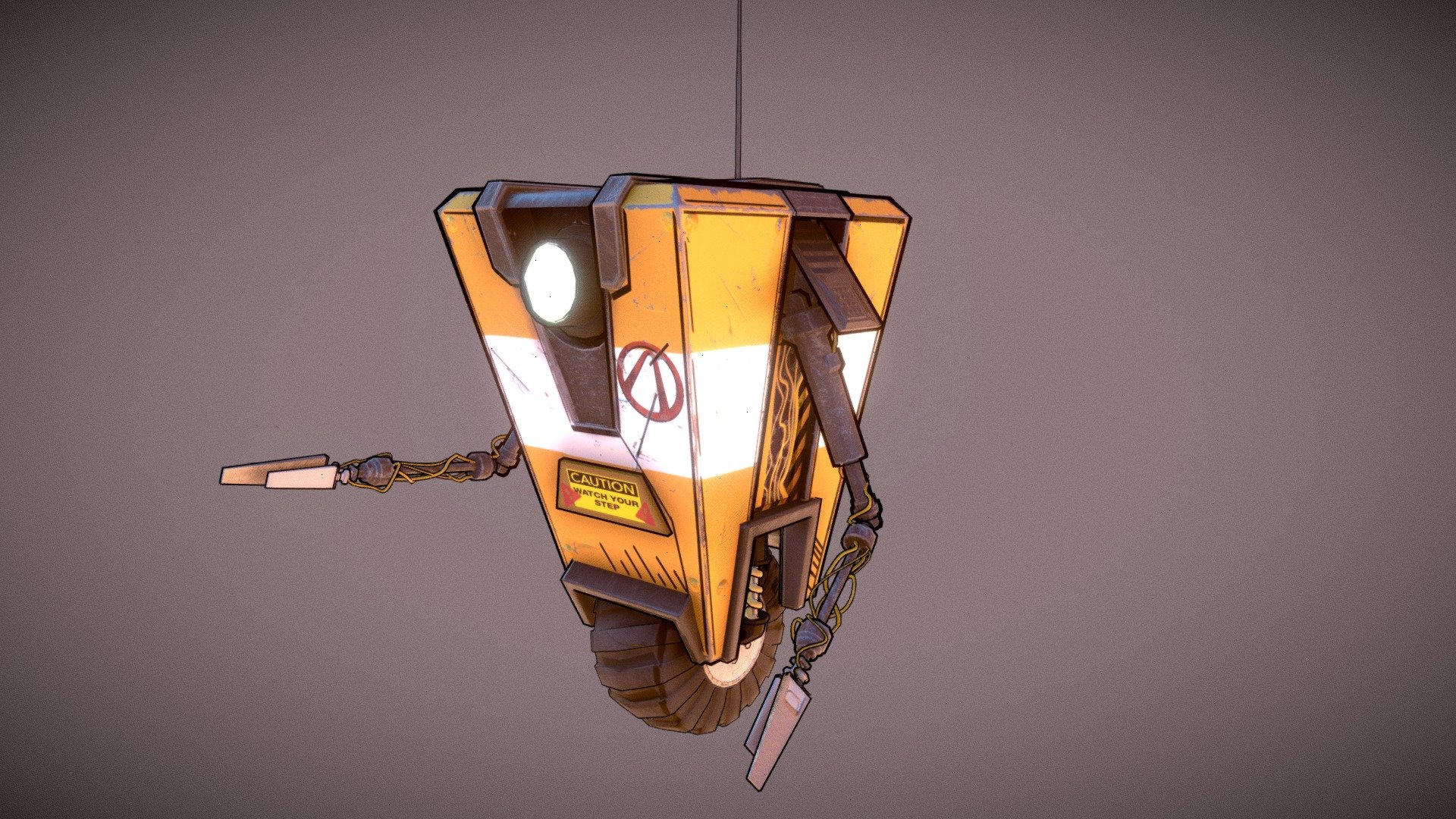 CLAPTRAP CL4P-TP - 3D model by VasiliyWos [3c8fe63] - Sketchfab
