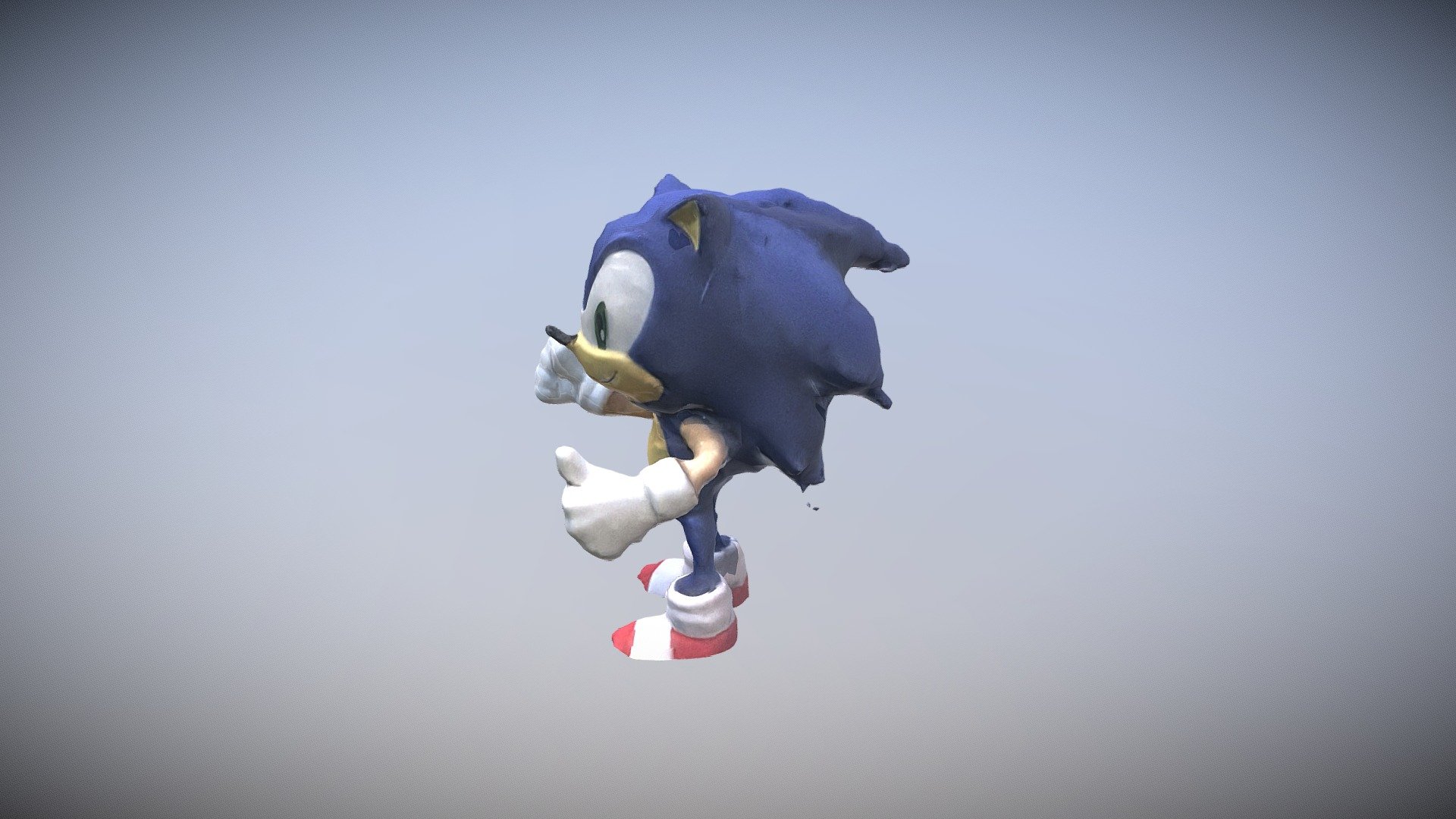 Sonic - 3D model by Daniel_Flin [3c94301] - Sketchfab