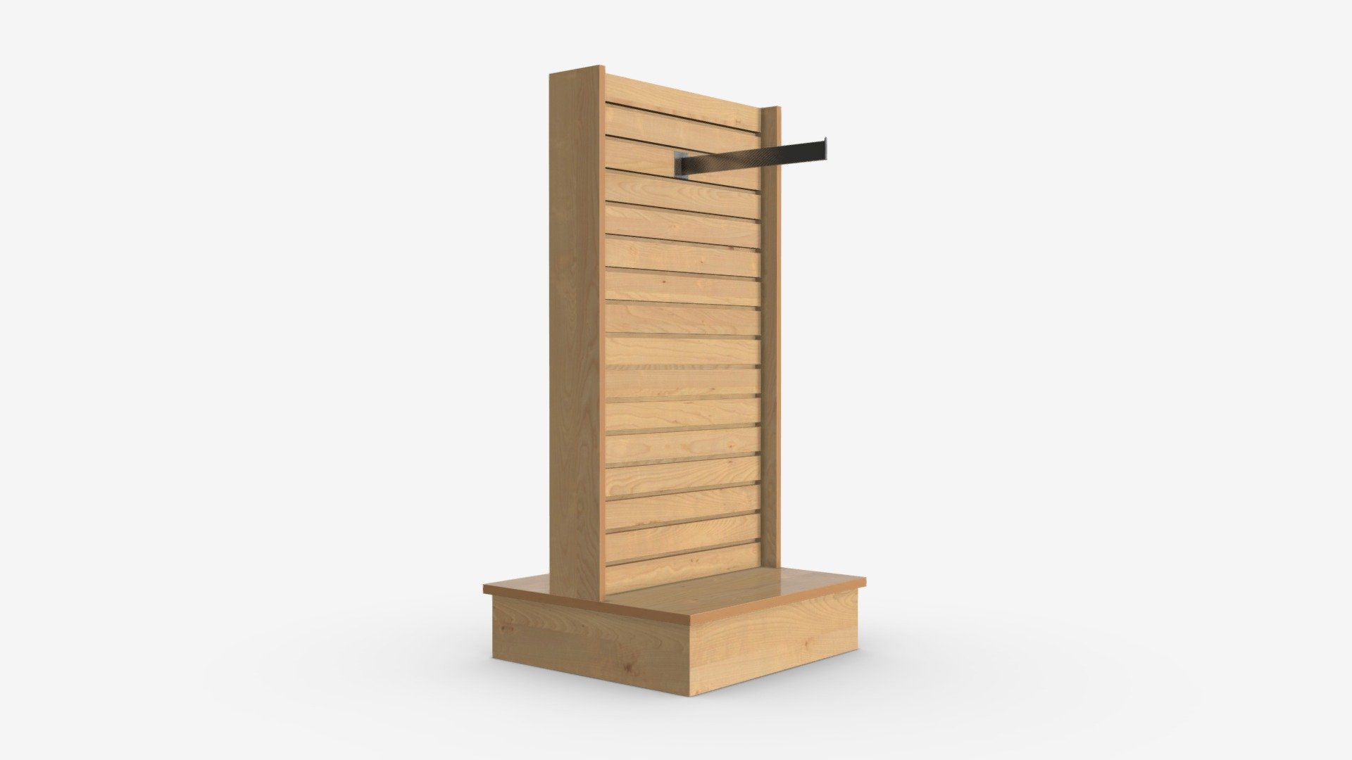 Store T-shaped 2-Way Merchandiser - Buy Royalty Free 3D model by ...