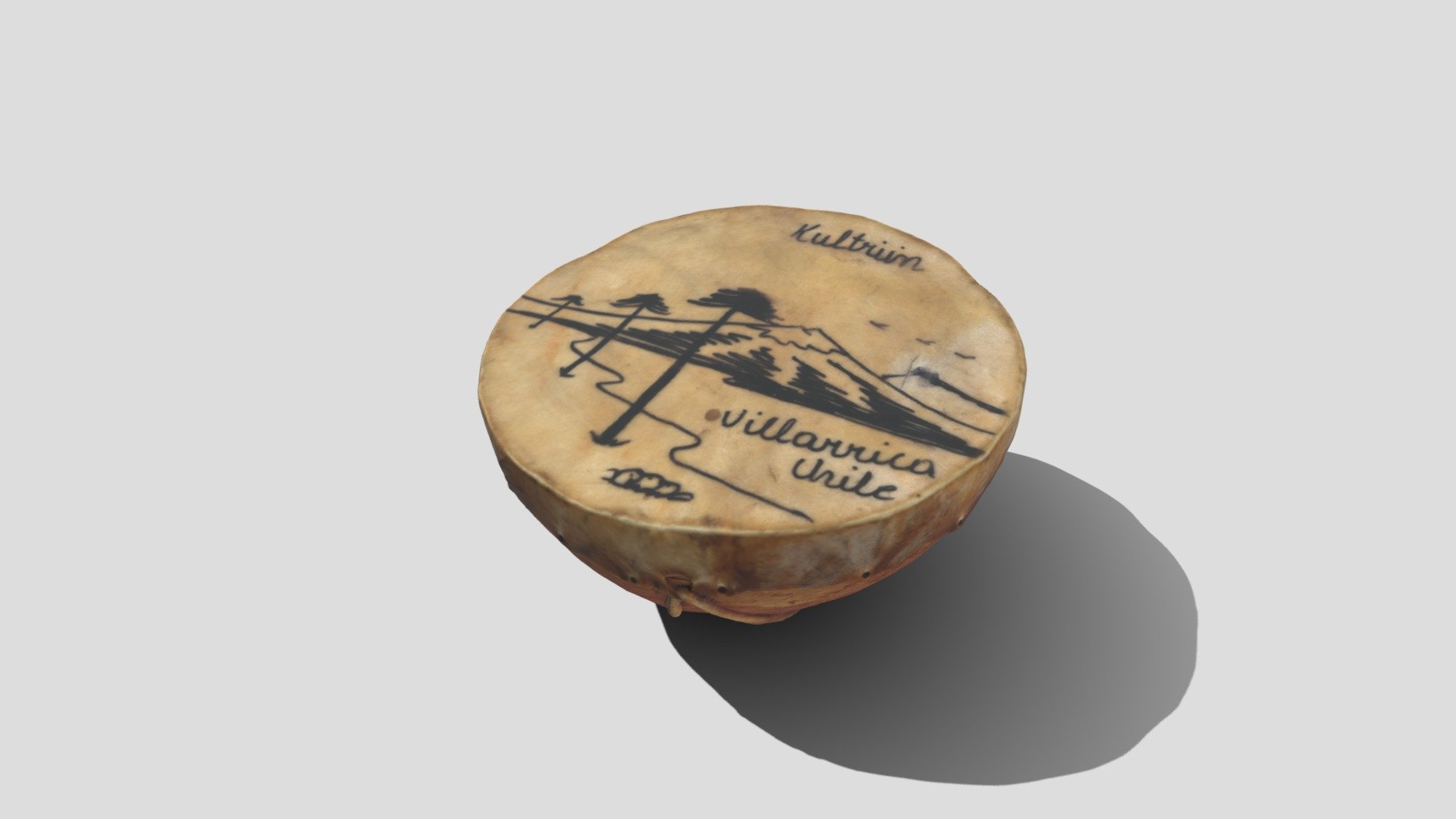 Kultrün - 3D model by cidvictoria [3c96296] - Sketchfab