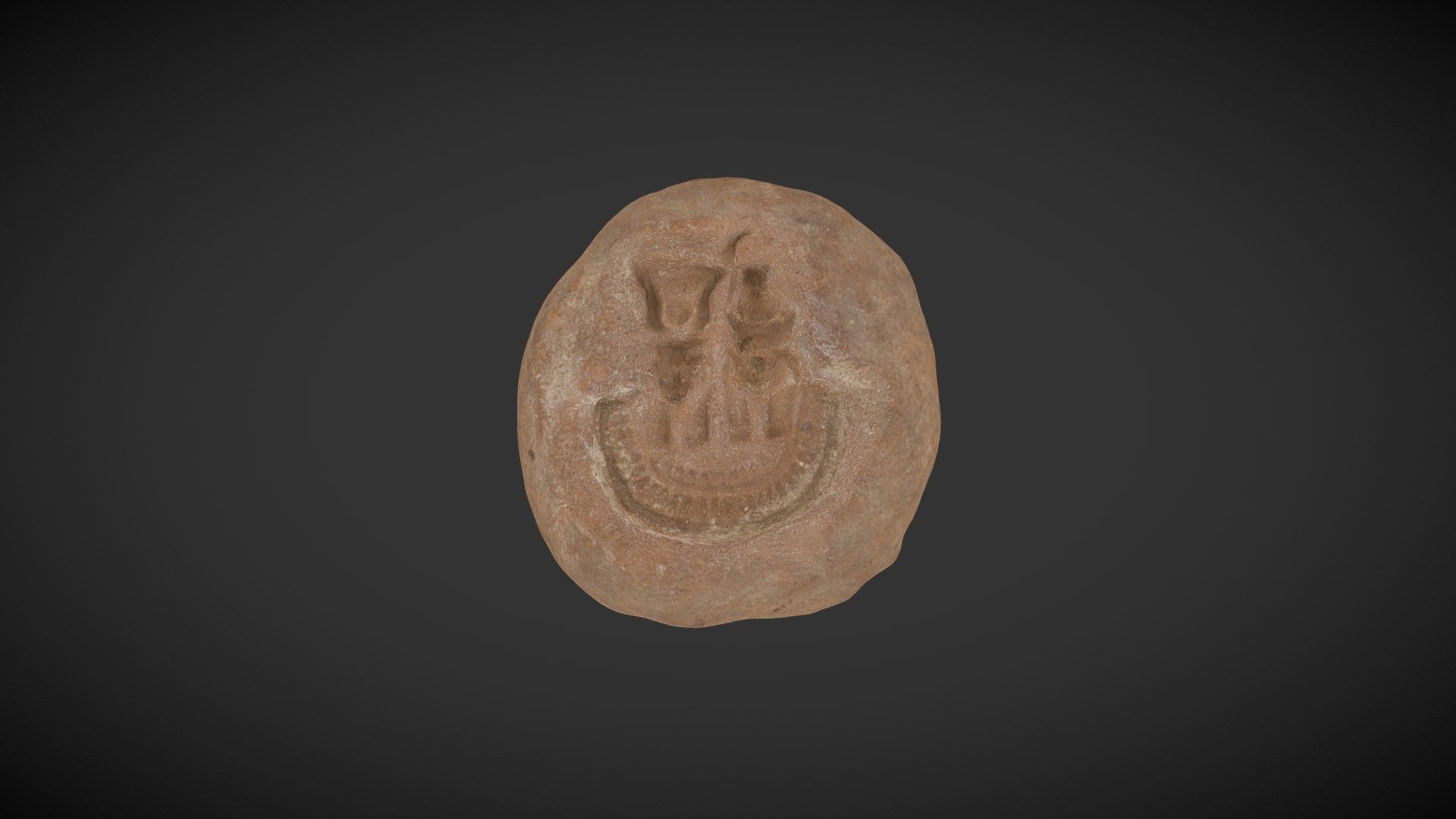 2014.43 Egyptian Amulet Mould - 3D model by Faculty of Arts, University ...