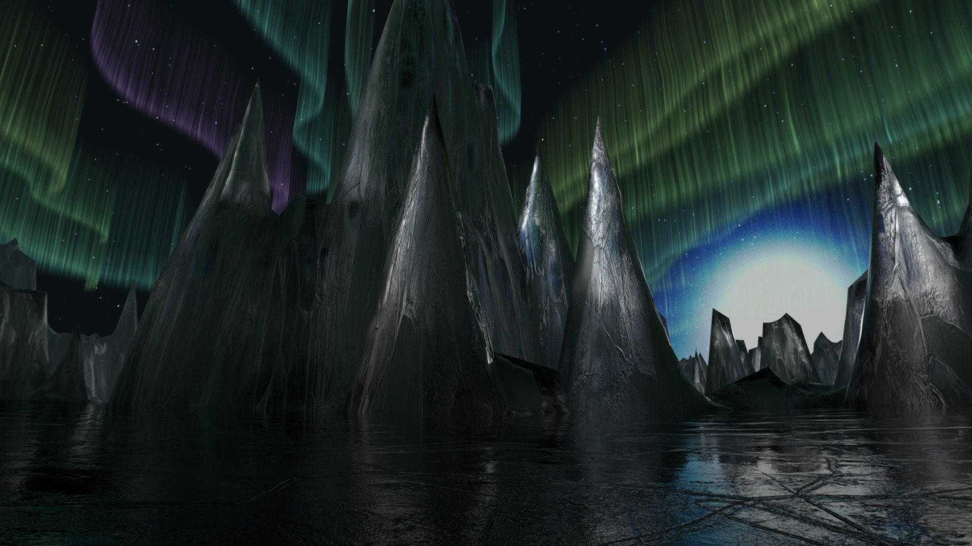 Icescape 4 Alien Moon Sphere - Download Free 3D model by Luis Vidal ...