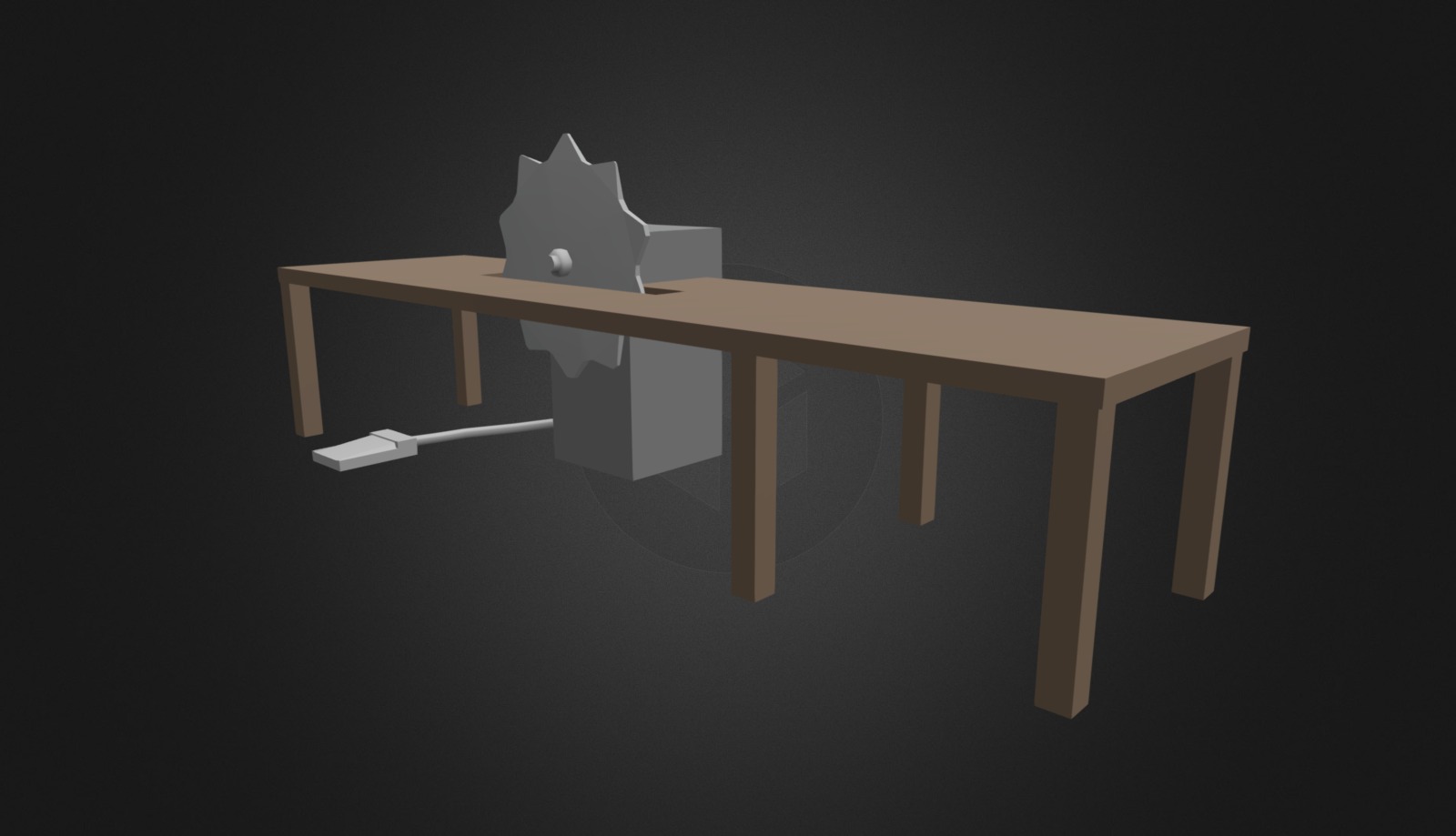Sawmilltable - 3D model by Gollfisken (@Stine) [3c9909a] - Sketchfab