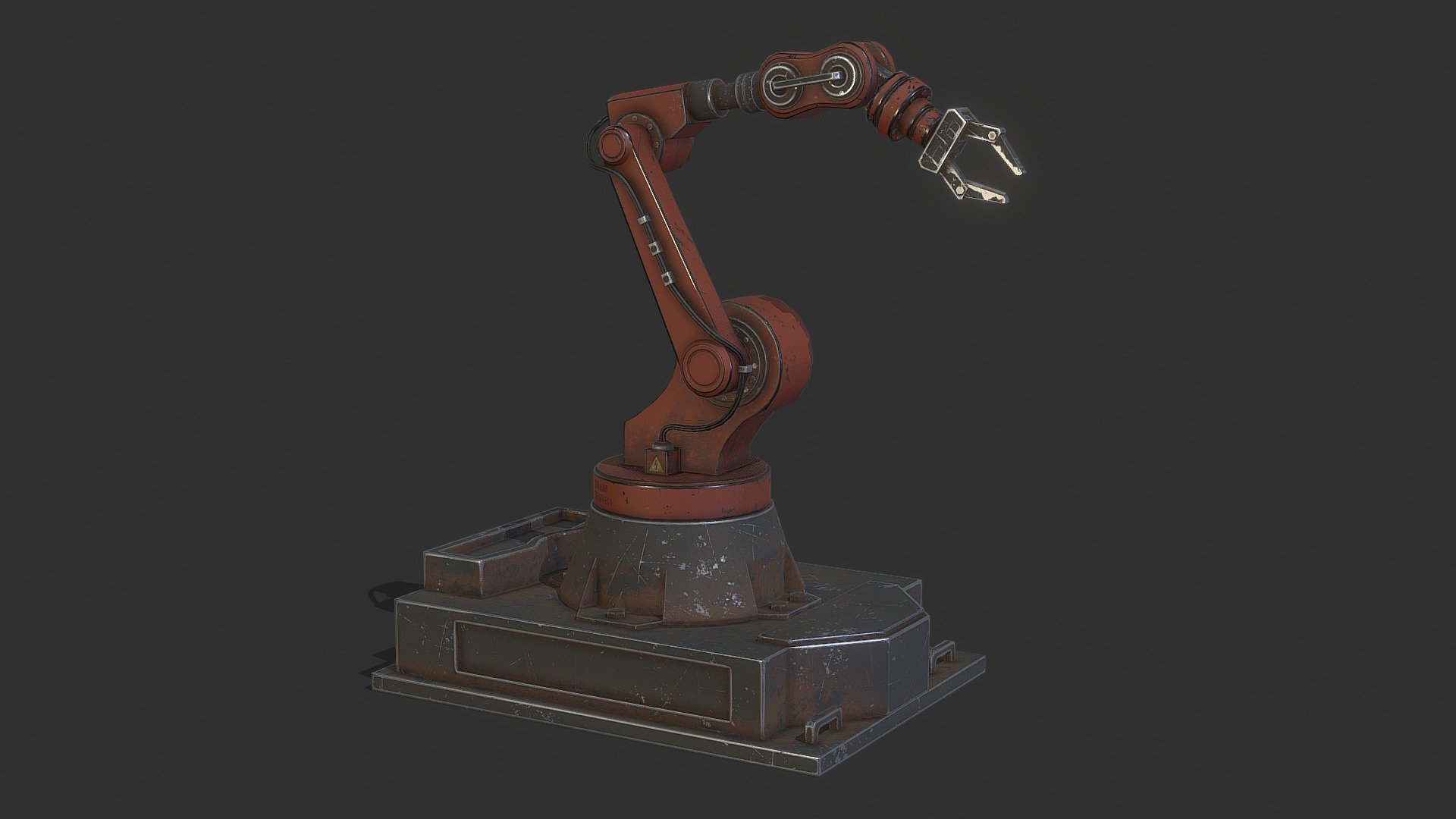 Industrial Mechanical Arm - 3D model by zdani98 [3c99356] - Sketchfab
