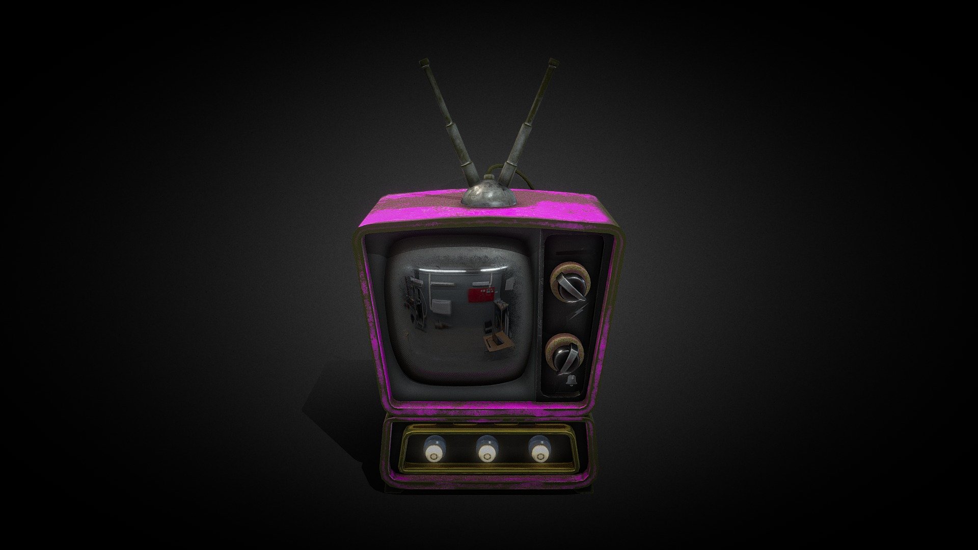 TV - Download Free 3D model by Azamat Blender 3d (@azamata2019 ...