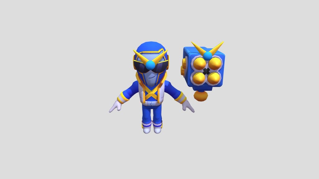Brawl Stars models - A 3D model collection by SparkLikesModels - Sketchfab