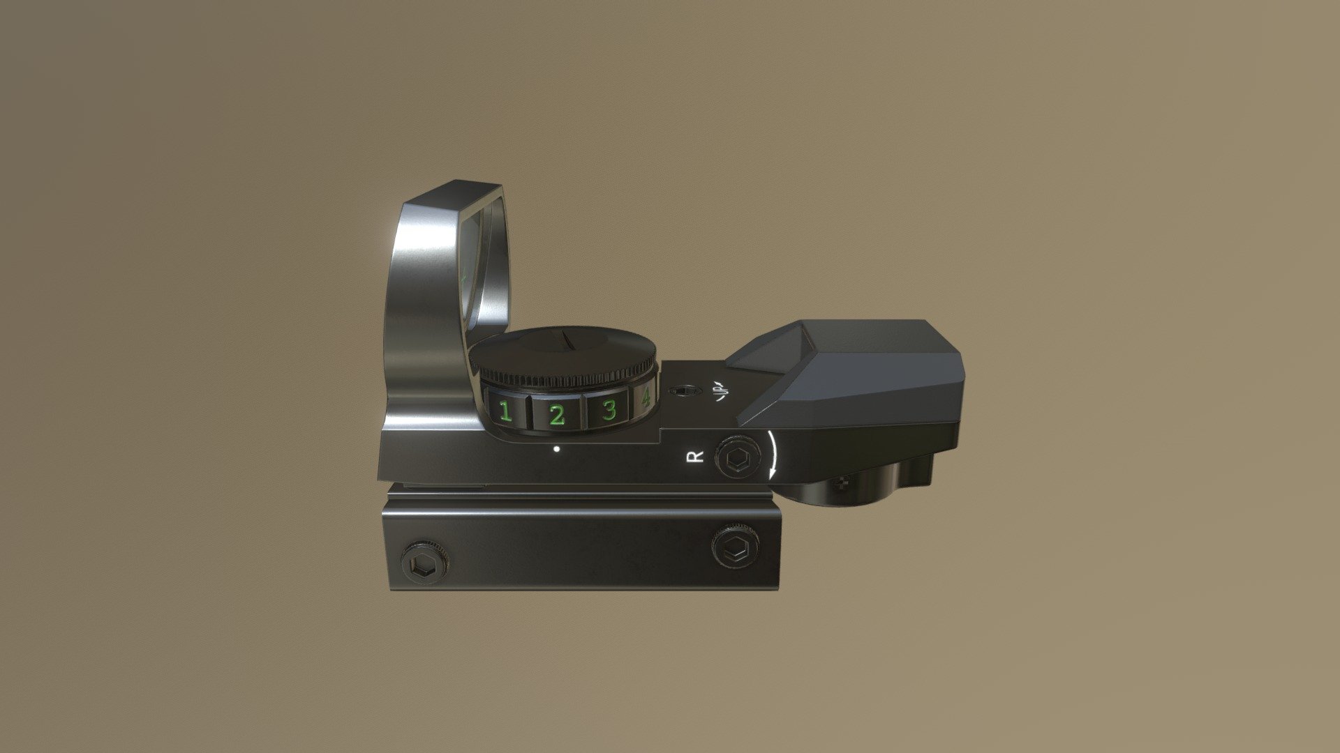 Multi Red & Green Reflex Sight - 3D model by Alexandr.Babenko [3c9d0f4 ...