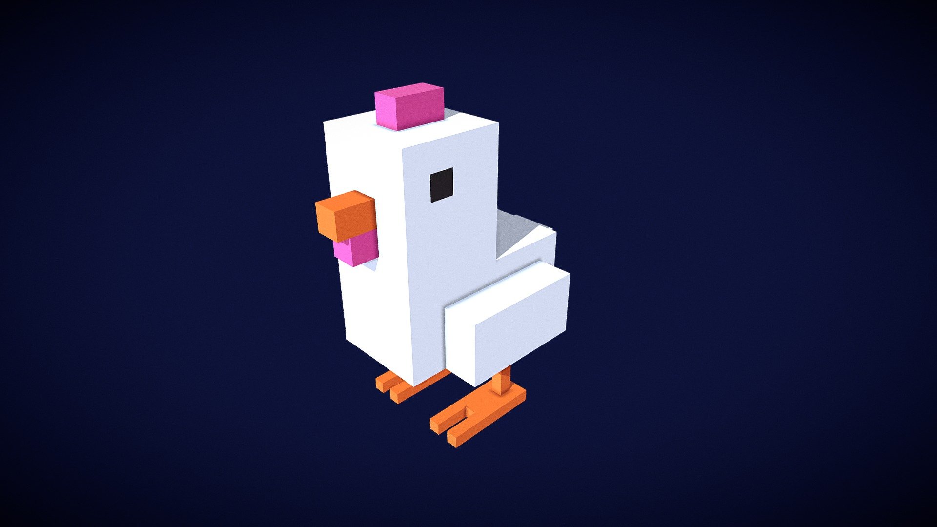 Voxel Tut. Chicken - 3D model by Dyurr [3c9d487] - Sketchfab