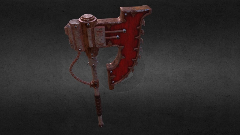 Chainaxe version 2 - 3D model by MARC ALBURNÀ (@marc.alburna) [3c9e560 ...