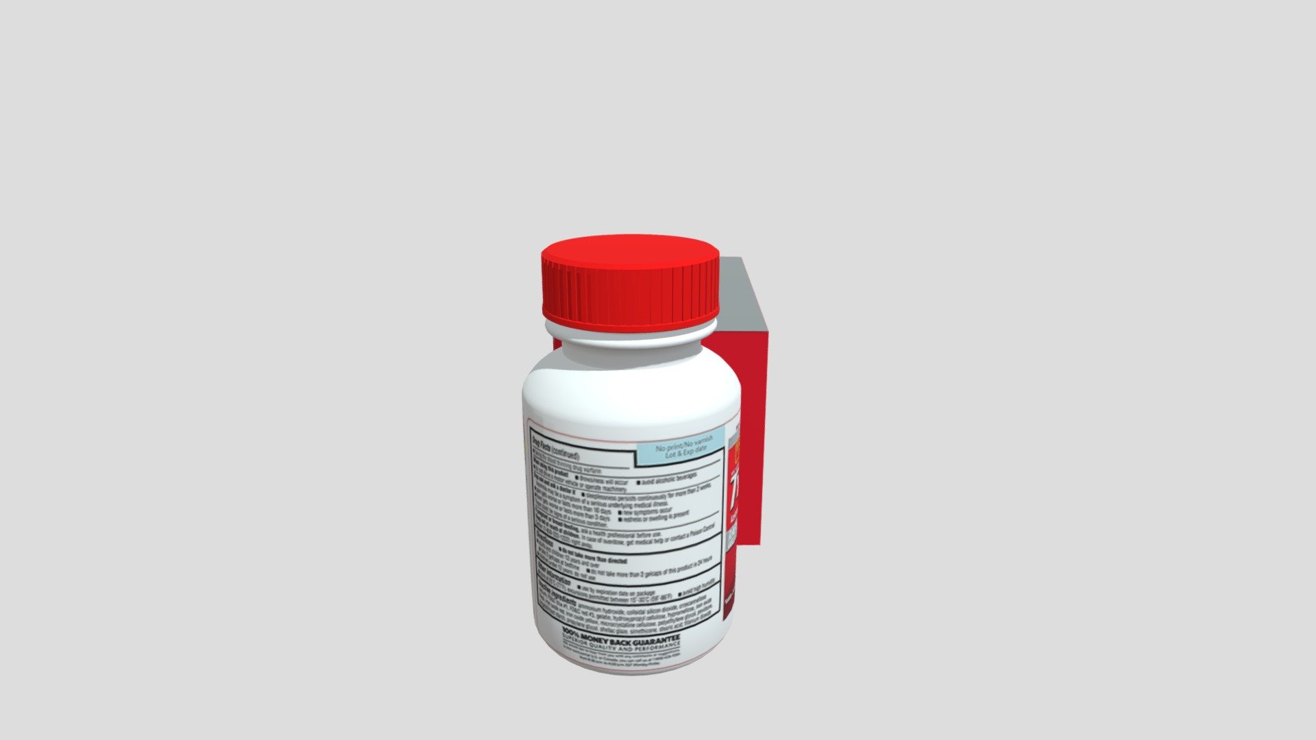 Tylenol Bottle And Box - Download Free 3D model by R A (@ritesh3 ...