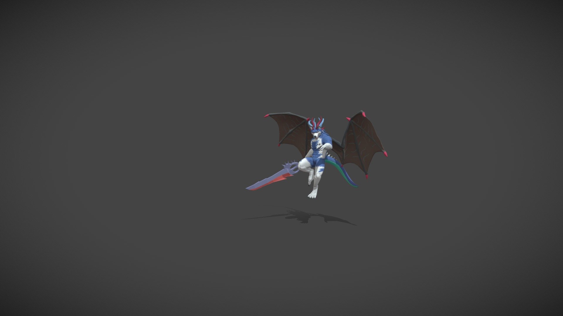 Furry Boss werewolf attack (GarnetWolf) - 3D model by Morcer_Chang ...