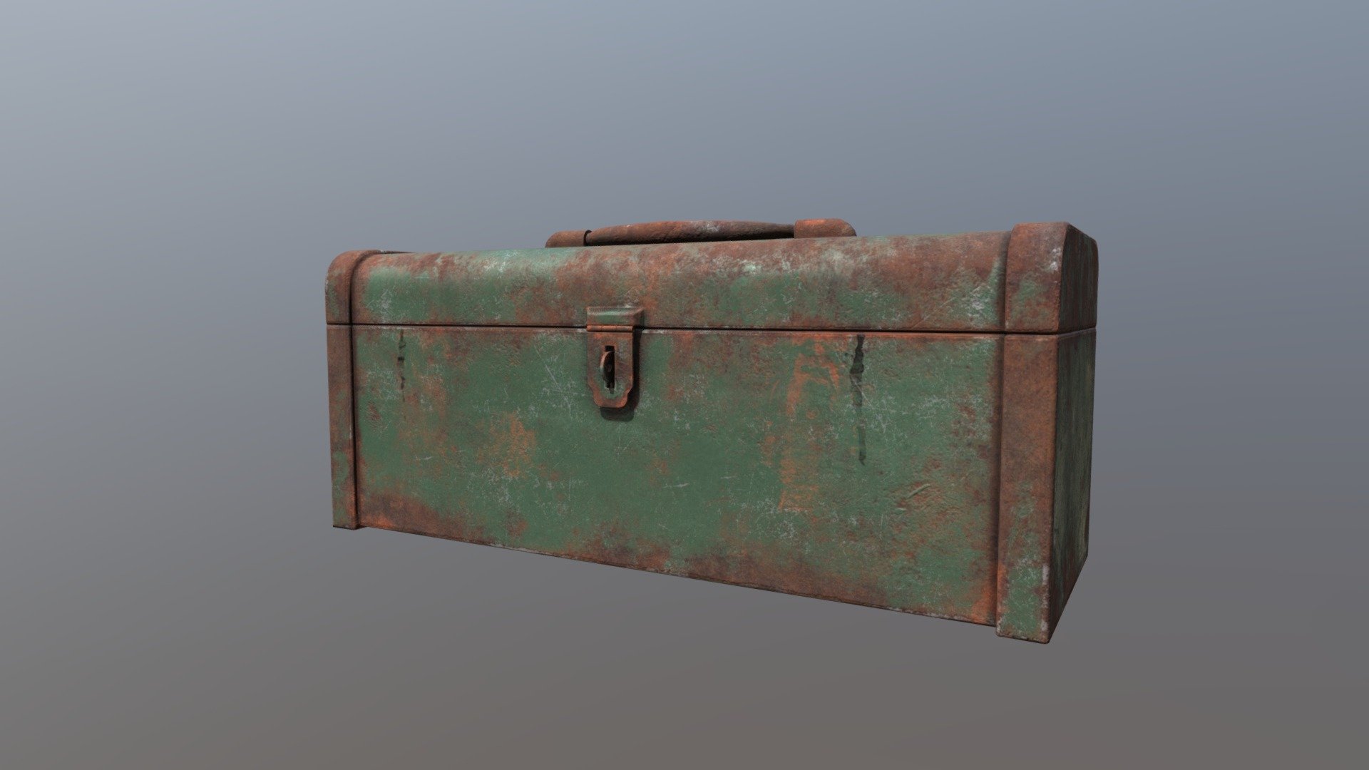 Rusty box - 3D model by kattak [3ca1743] - Sketchfab