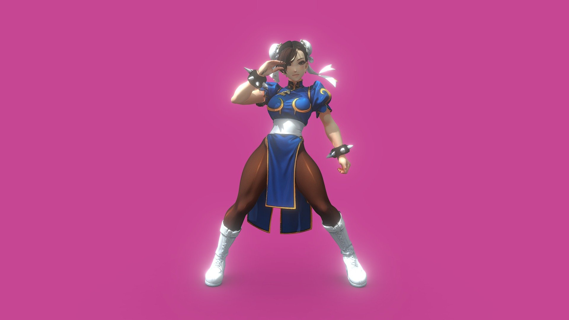 Chun-Li - Download Free 3D model by gabrielmacfo [3ca289a] - Sketchfab