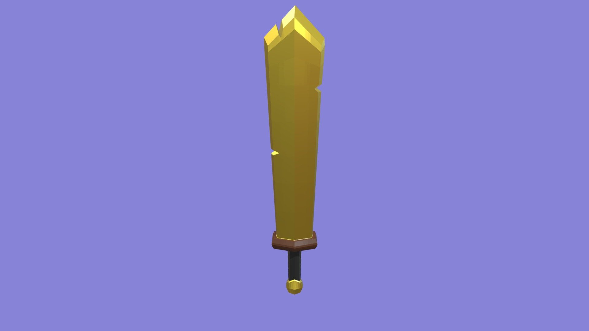 Golden Sword - 3D model by banksii [3ca40bd] - Sketchfab