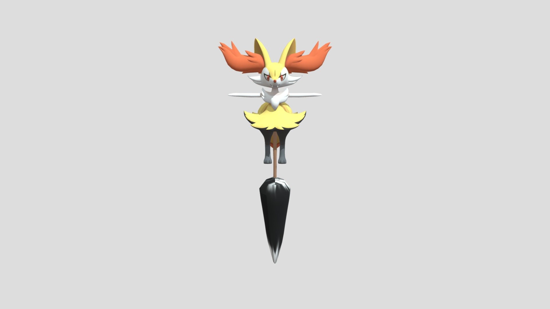 Braixen - Download Free 3D model by nguyenlouis32 [3ca5d90] - Sketchfab