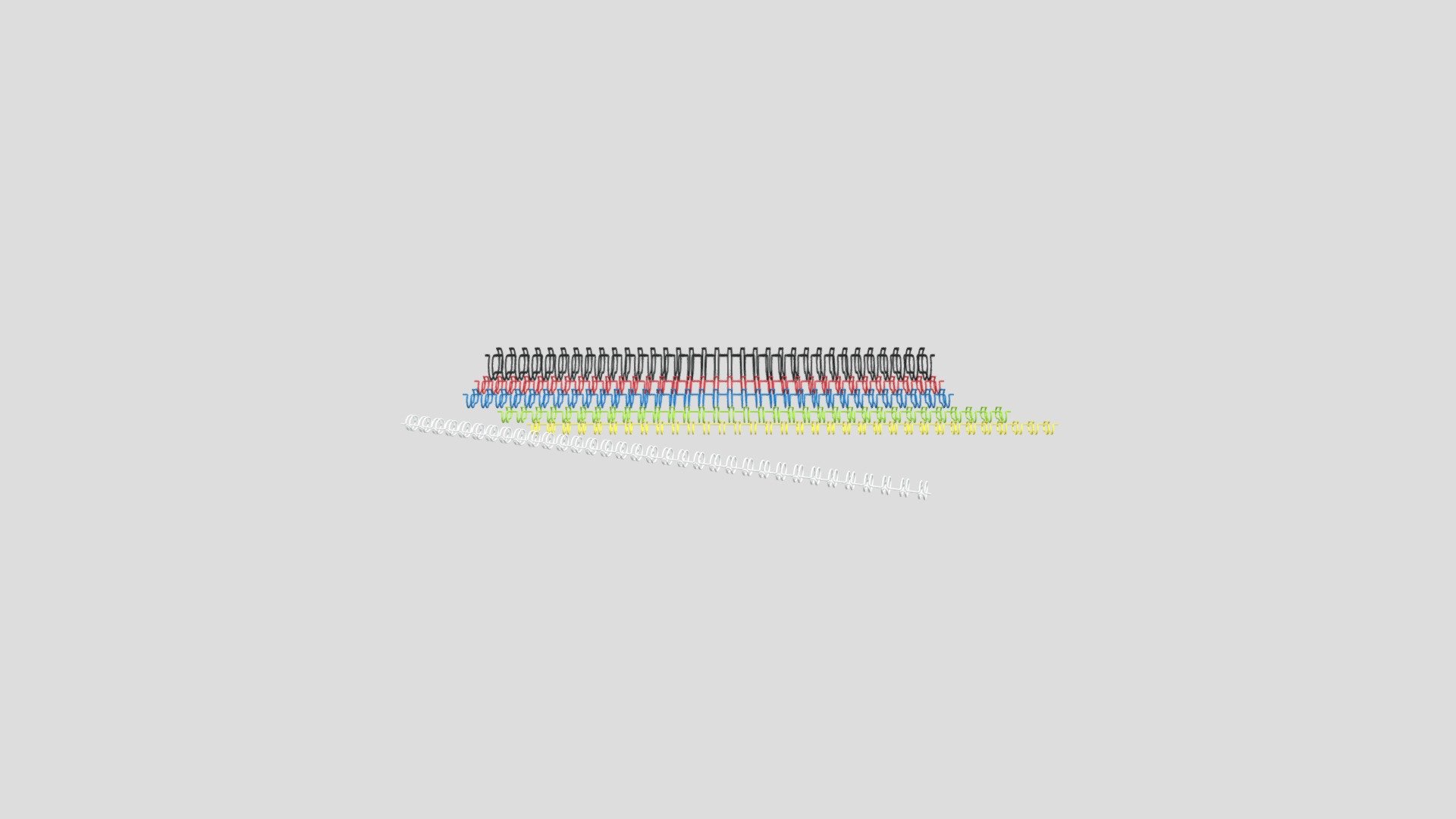 Wire Binding Spines - 3D model by zackseo [3ca716d] - Sketchfab