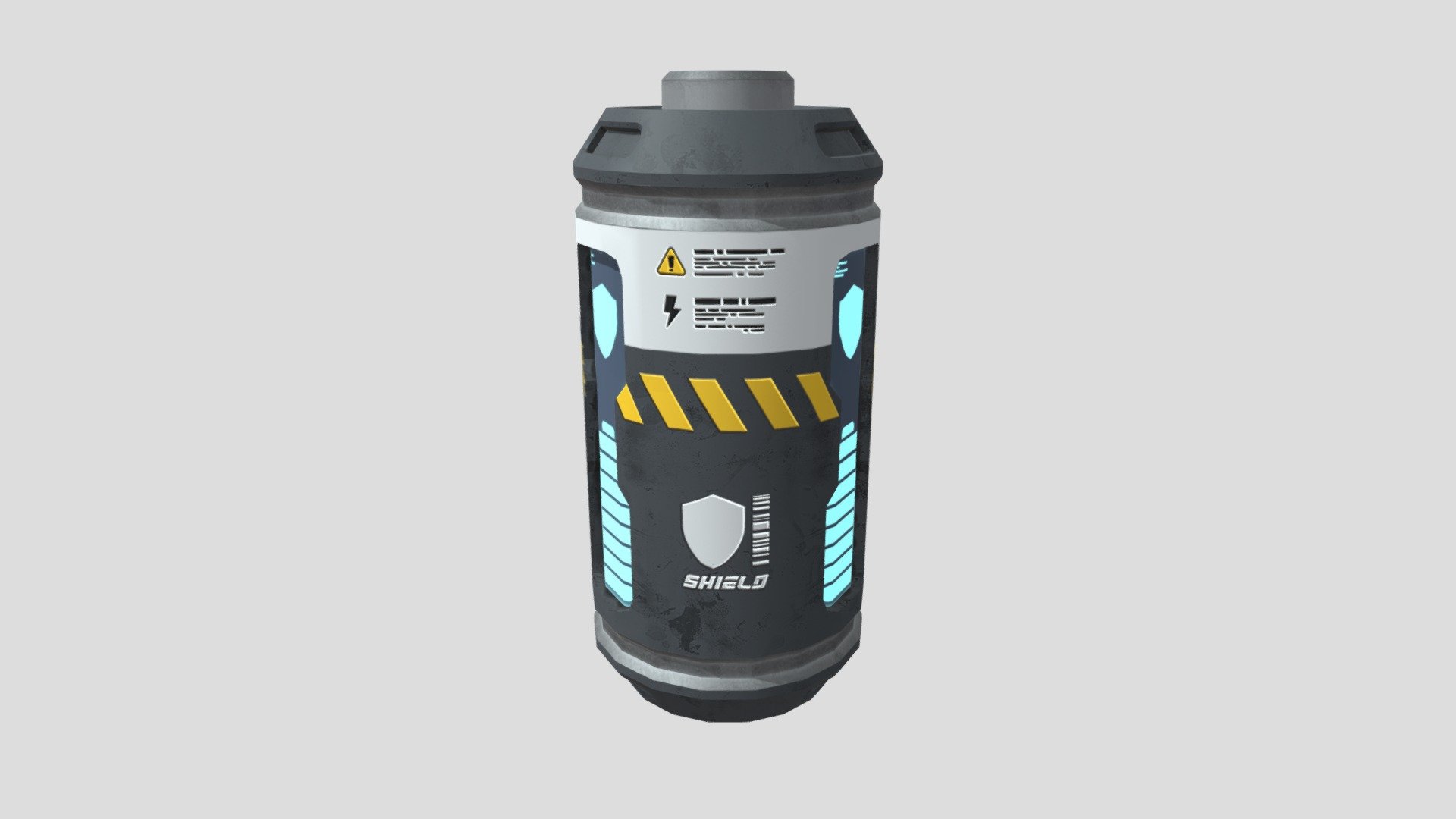 sci-fi Shield Battery - 3D model by stinnaonthegimma [3ca719c] - Sketchfab