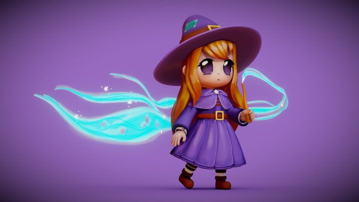 Witch 3D models - Sketchfab