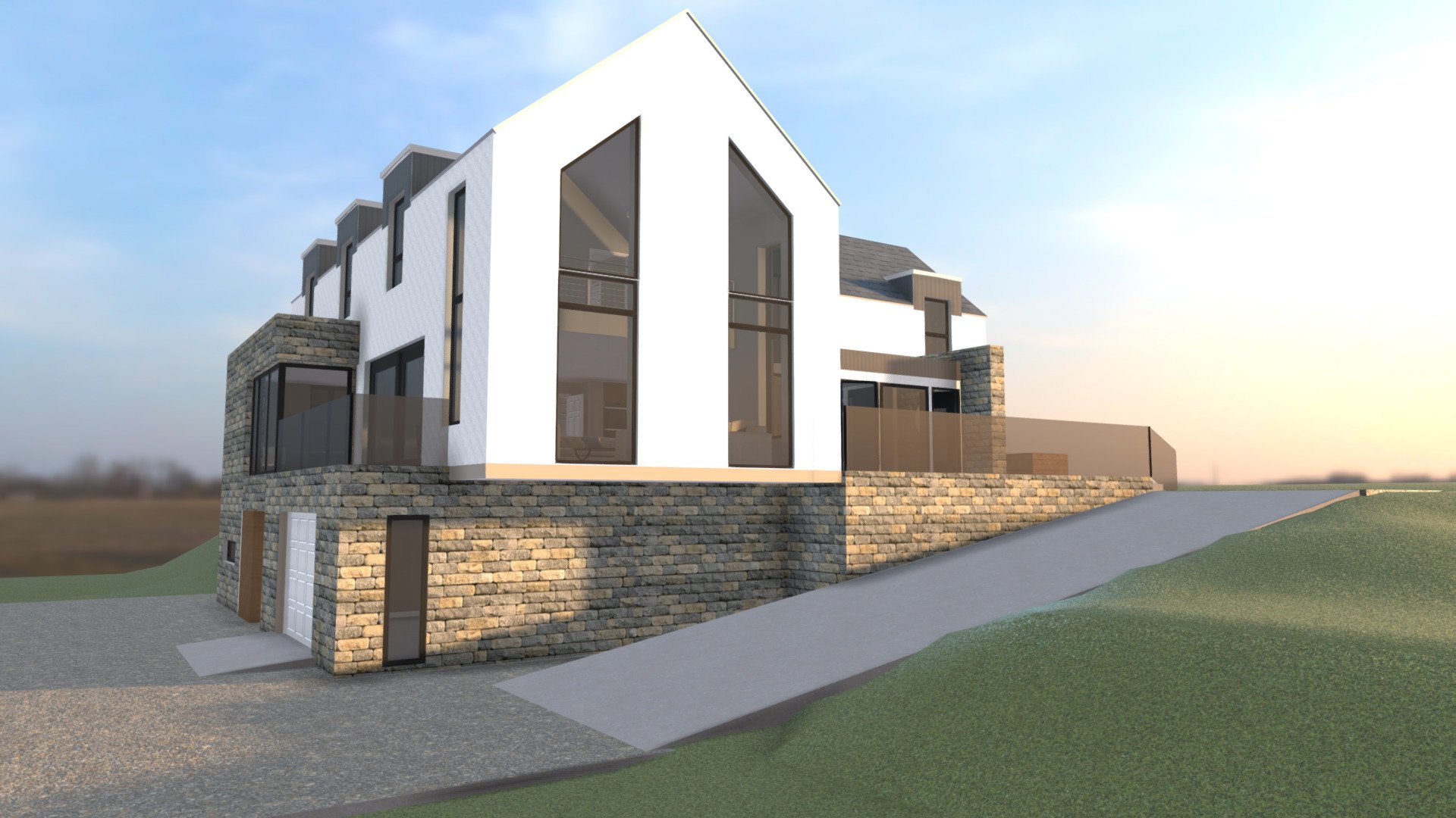 Bunbeg House - Full Hse - copy - 3D model by Virtual Teic (@dyb ...