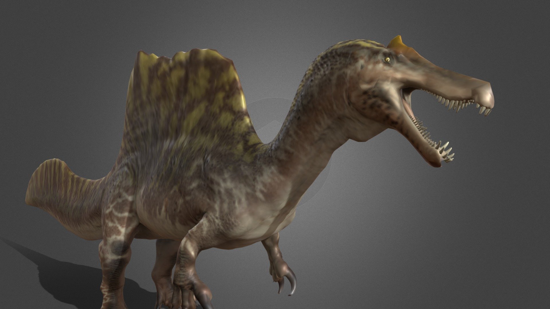 Spinosaurus - 3D model by Gigan_FK (@ericksalinasr07) [3caaae0] - Sketchfab
