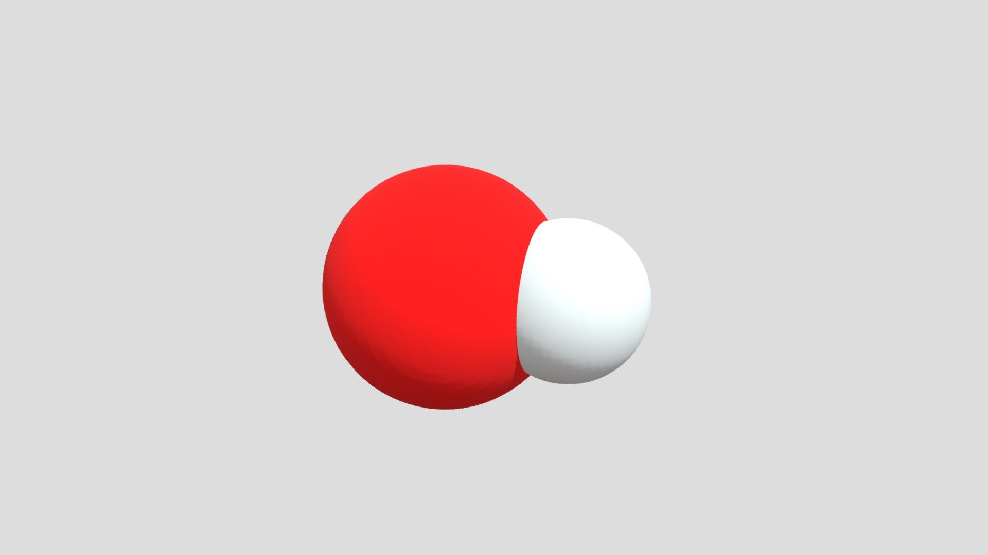 H2O Molecule - 3D model by jackcall [3cad05b] - Sketchfab