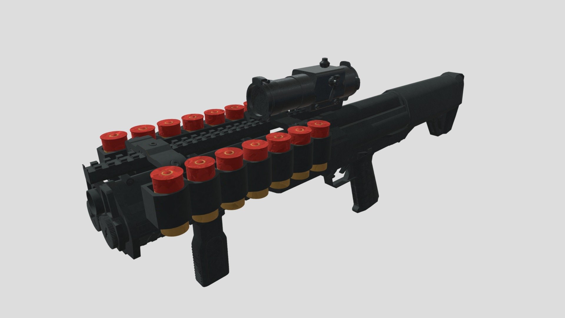 shotgun - 3D model by Hydrocallis [3cae27a] - Sketchfab