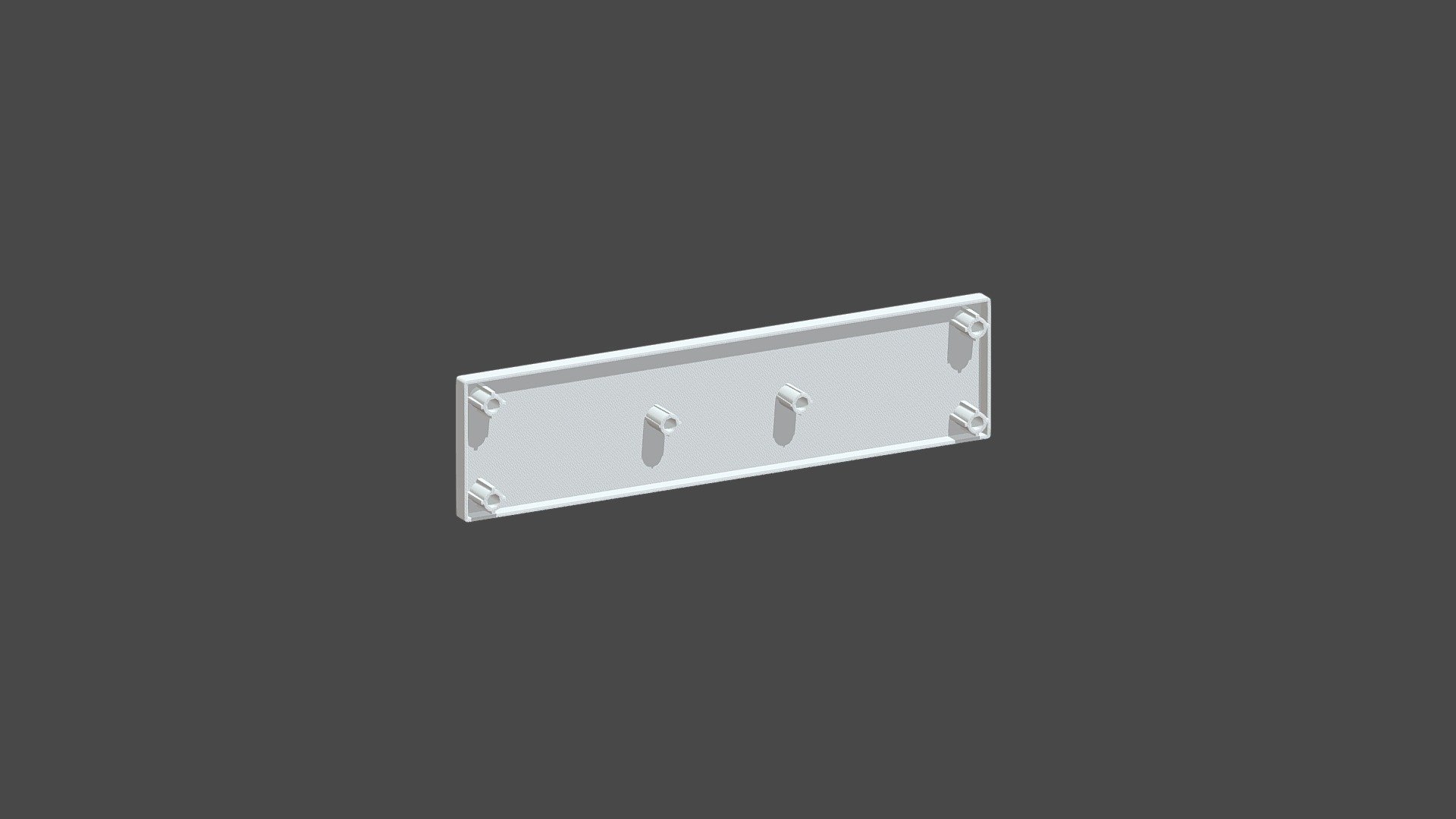 【EC-40160 端蓋】-40160 End Cap For Aluminum Profile - 3D model by ...