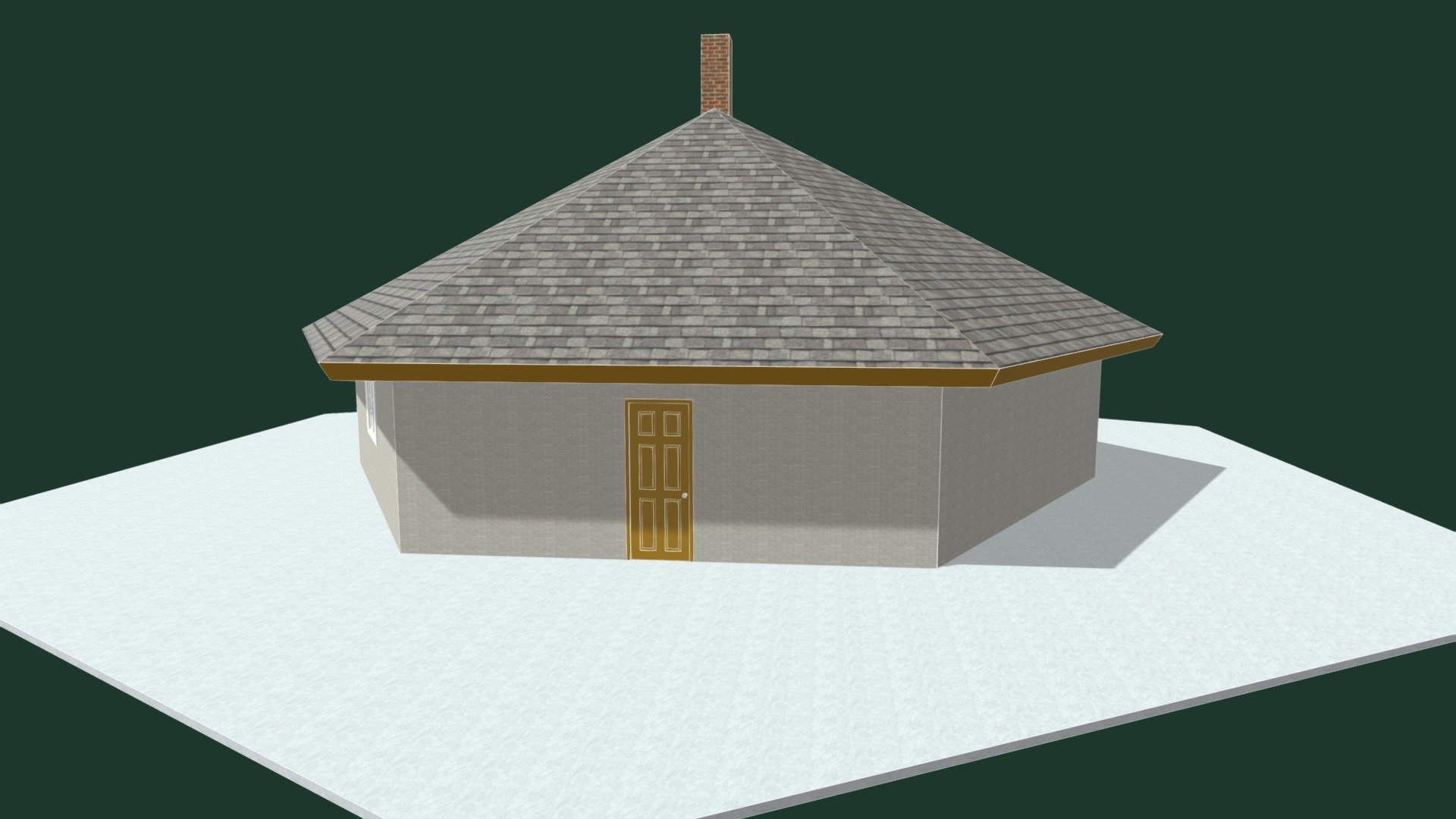 Hexagonal sip house - 3D model by Yurii Mikhailiuk (@megateg) [3cb086e ...