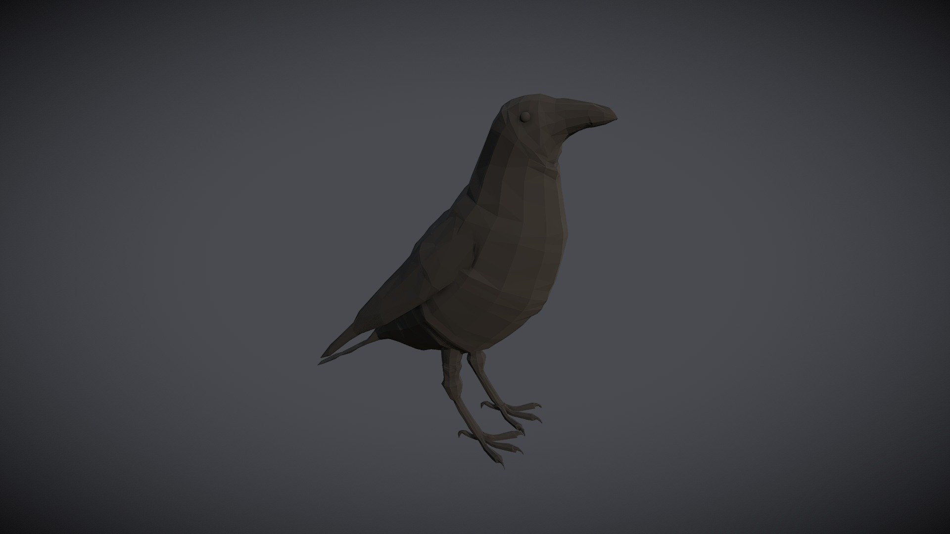Low-Poly Crow - Buy Royalty Free 3D model by Incod ART 3D (@incodart ...