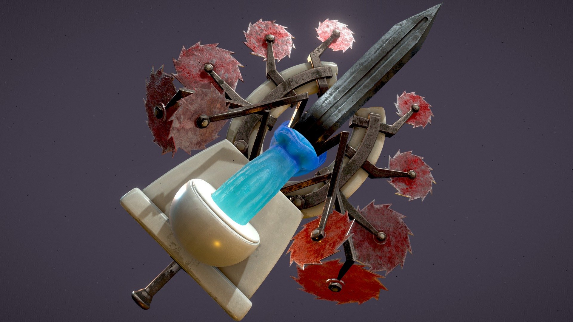 Skibidi Sword - Download Free 3D model by Duznot (@duz_vr) [3cb36b1 ...